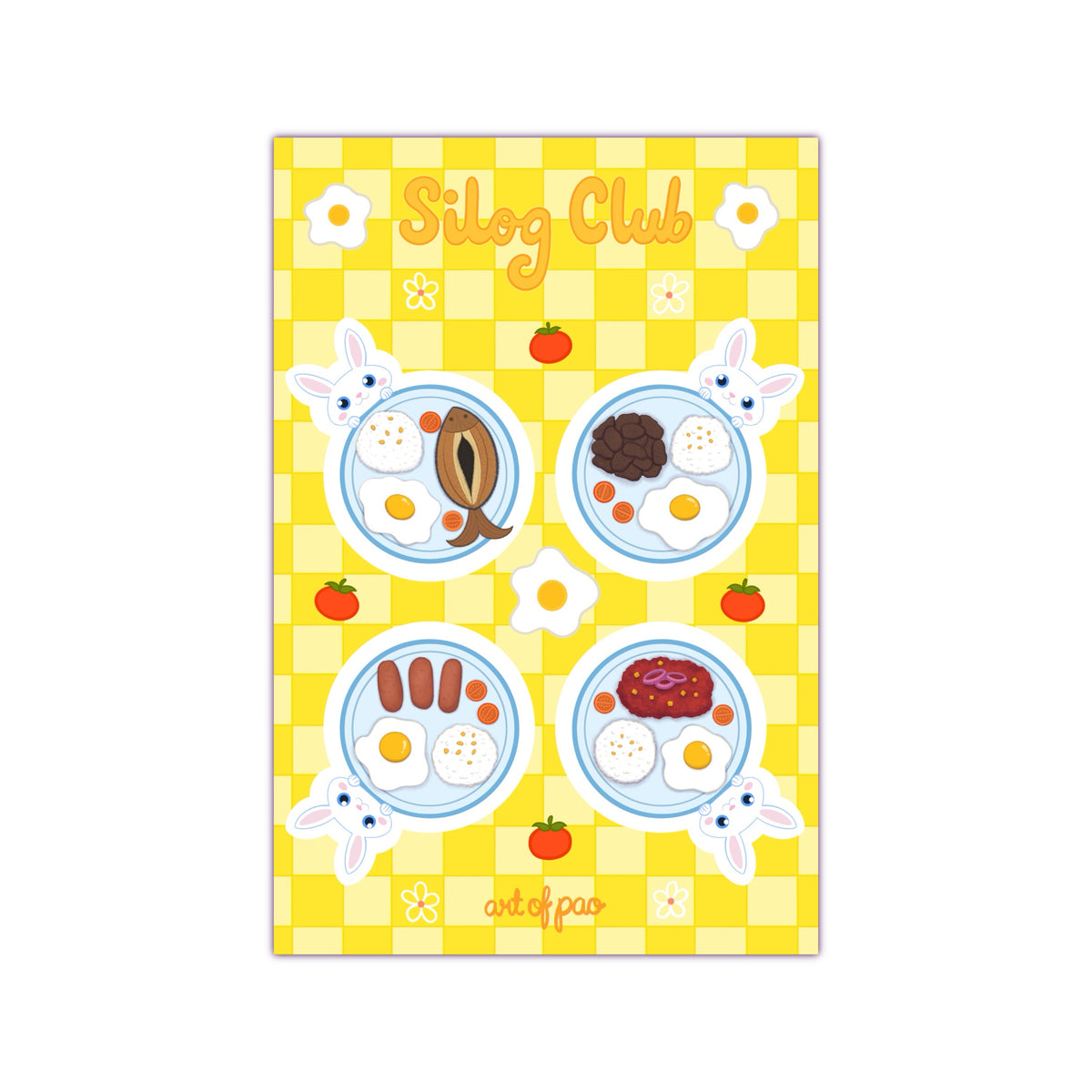 Silog Club - Sticker Sheet – Art Of PAO